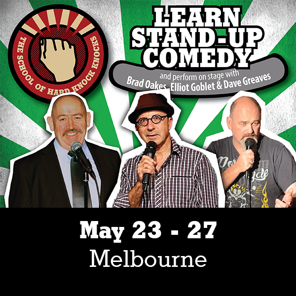 Learn stand-up comedy with Elliot Goblet - Hard Knock Knocks