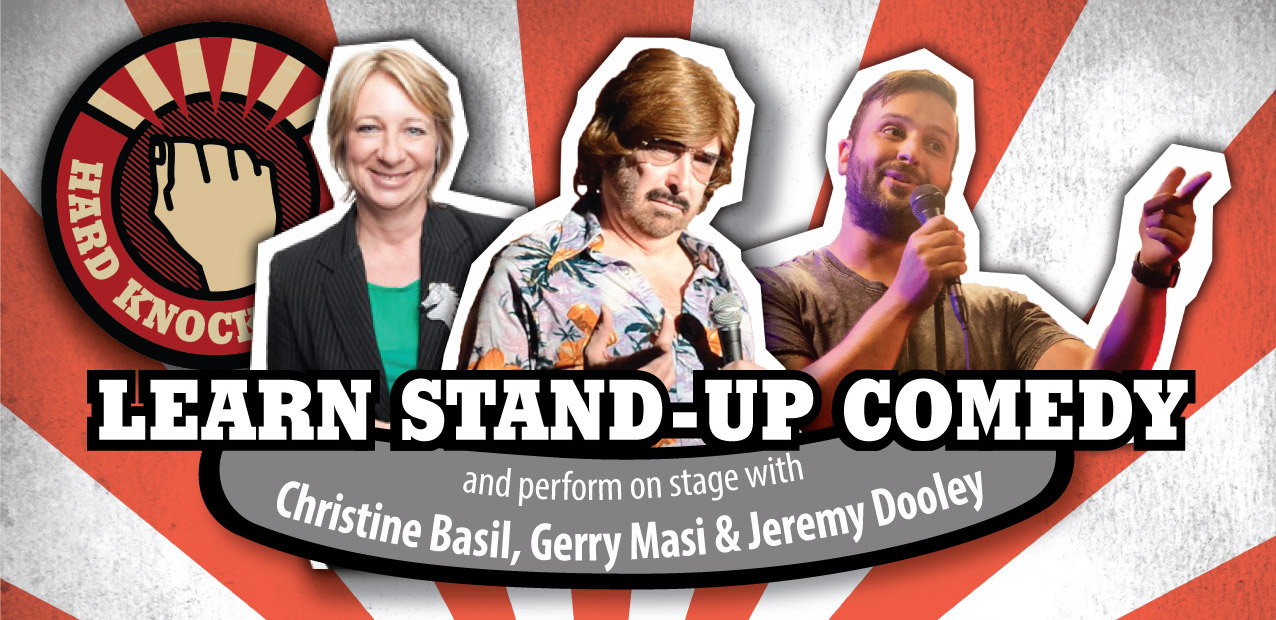 Learn stand-up comedy in July at with Hard Knock Knocks Comedy School