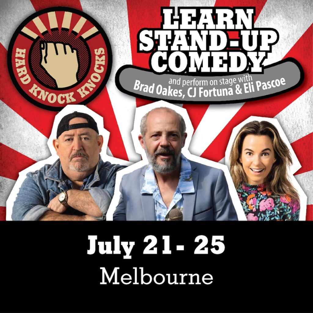 Learn stand-up comedy with Hard Knock Knocks comedy school